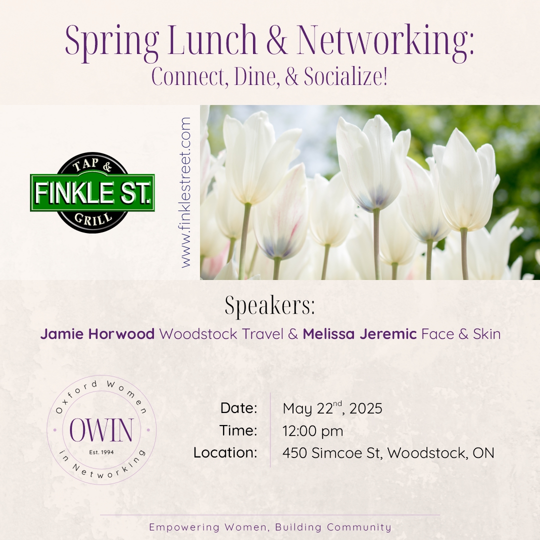 Spring Lunch & Networking – Oxford Women in Networking